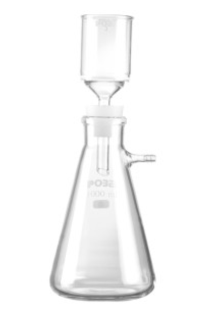 Equipos de Filtración con Kitasatos tapón y embudo - Química Científica JPG